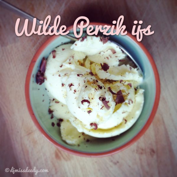 Wilde perzik ijs, een zomerse traktatie - DeedyLicious